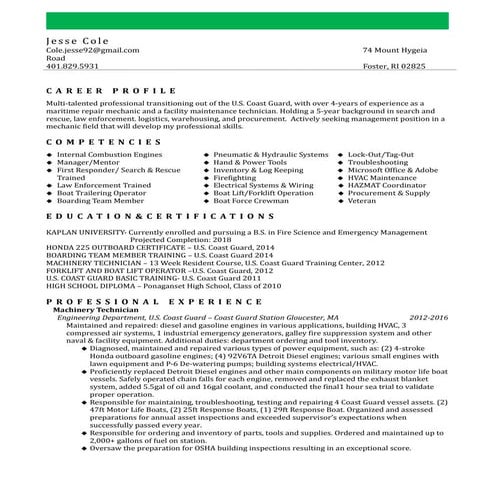 Jesse.cole-resume1 | PDF