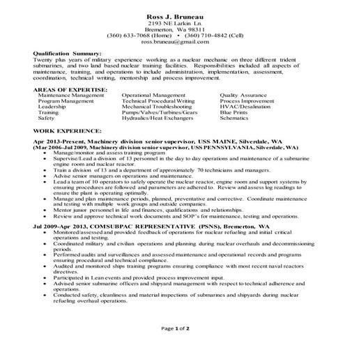 Reddoch Ops Resume | DOC