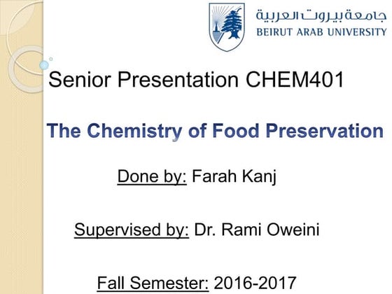 Grade 6 hele food preservation | PPTX