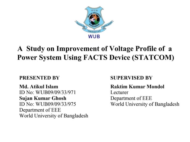 An Approach of D-STATCOM in Single Phase System with Power Quality ...