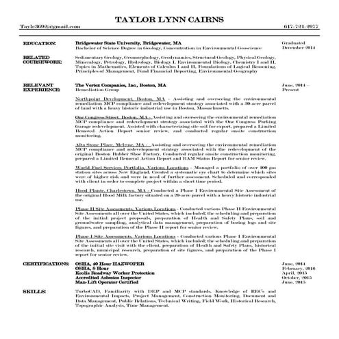 Final RESUME 2016 | PDF