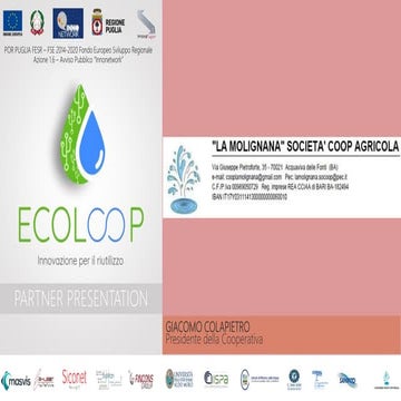 02 eco loop partner-presentation_coop_lamolignana | PPTX