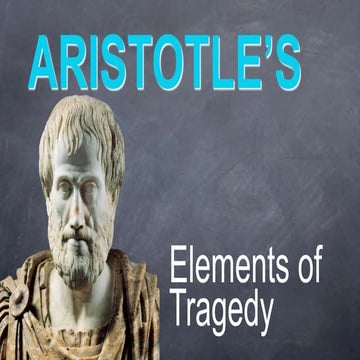 Aristotle Tragedy and plot | DOCX