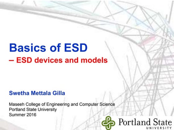 ESD PRESENTATION | PPTX | Physics | Science