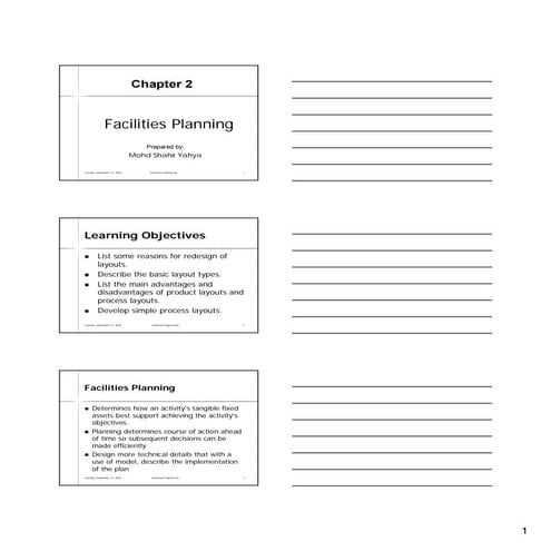 Facilities Planning and Design 01 | PDF