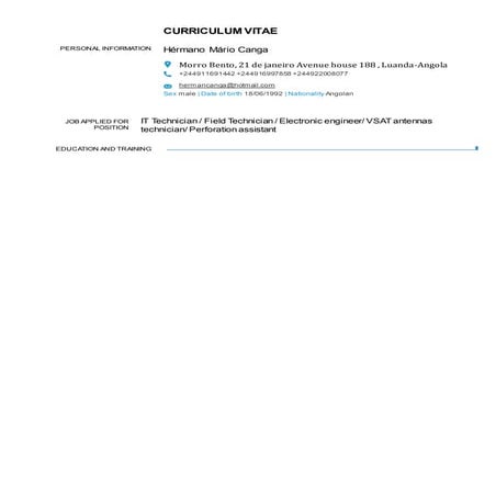 Eng. Herman CV | PDF