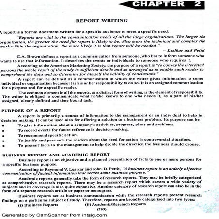 Report writing | PDF