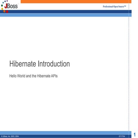 02 Hibernate Introduction Ppt 3704