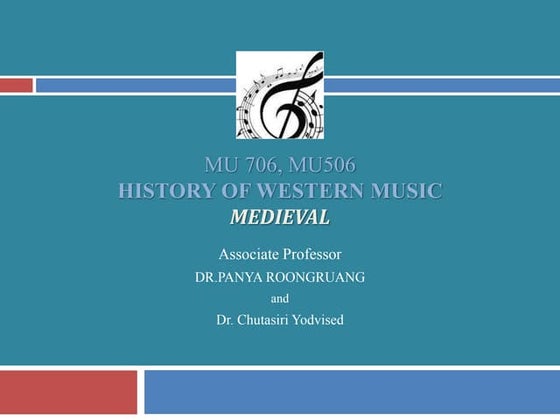 Music of the Medieval Period | PPT