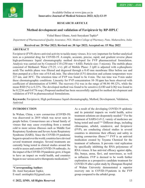 Development and validation of a stability indicating RP-HPLC method for estimation of ...