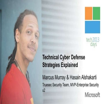 Technical Cyber Defense Strategies Explained! | PPT
