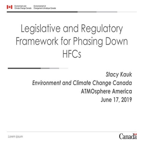 Stacy Kauk, Environment and Climate Change Canada (ECCC) | PPT