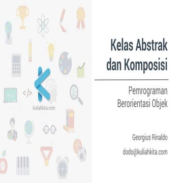 OOP - Kelas abstrak dan Komposisi | PDF