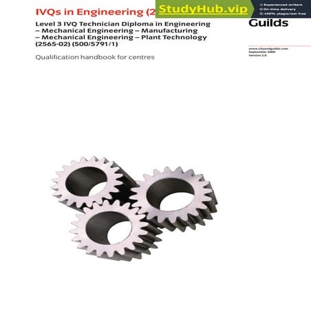 -02 L3 Qualification Handbook V | PDF