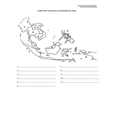 02 label the countries of southeast asia | PDF