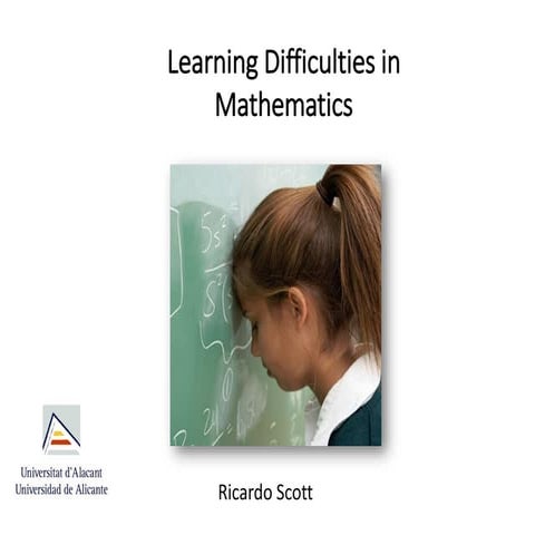 02 LD & DD Mathematics. Learning difficulties in mathematics on primary ...