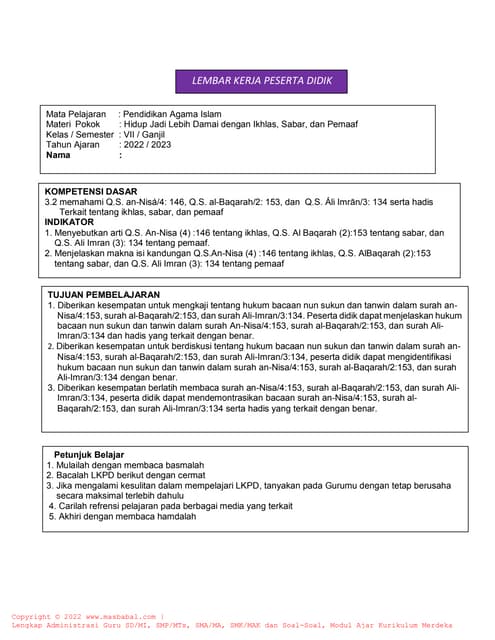 Materi power point belajar tajwid | PPT