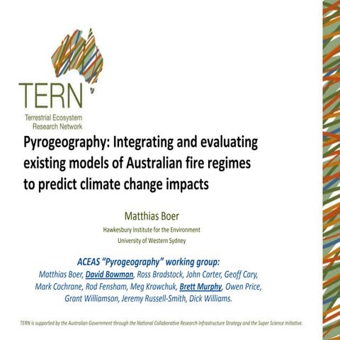 Matthias Boer_Pyrogeography: integrating and evaluating existing models ...