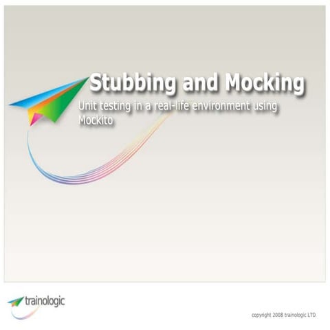 Mockito Pptx Programming Languages Computing