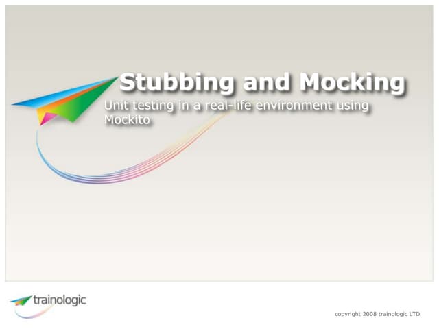 Mockito Pptx Programming Languages Computing