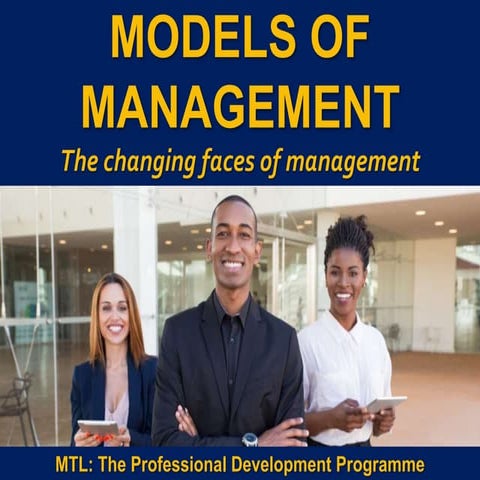 Models of Management | PPT