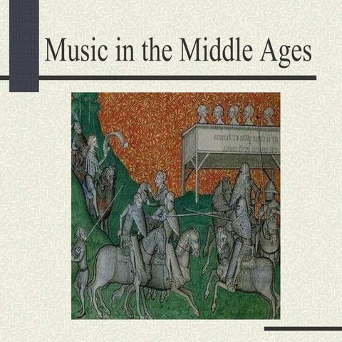 Music in the Middle Ages | PPTX