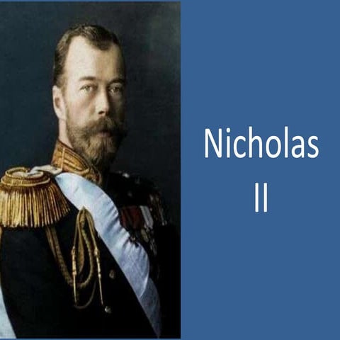 02 Nicholas II | PPTX | Civic affairs | Politics