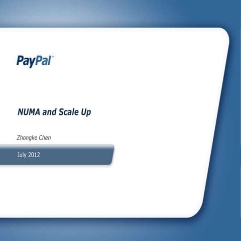 Numa And Scaleup Pptx Operating Systems Computer Software And Applications