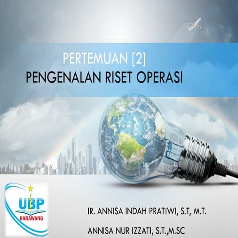 Materi Riset Operasi_Pengantar Riset Operasi | PPT