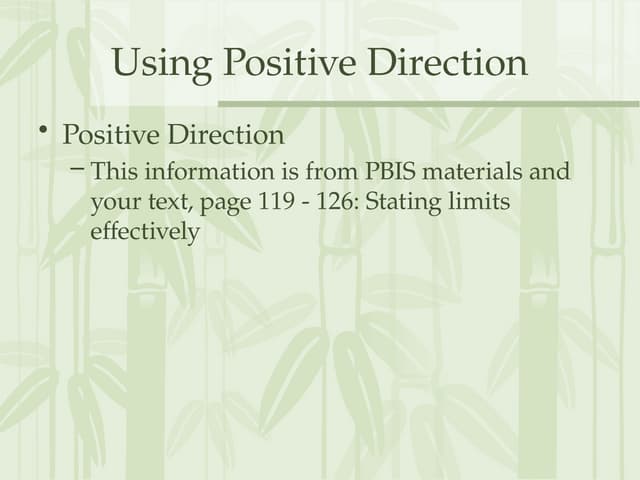 Chapter 5 Positive Guidance & Discipline Strategies: Direct Guidance | PPT
