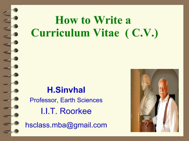 Effective CV / Resume Writing | PPT