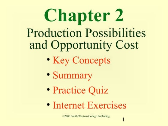 Production Possibility Curves | PPTX | Business | Business and Finance
