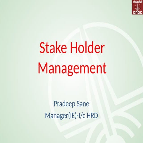 02 Revised Stakeholder Management.02 Revised Stakeholder Management02 Revised Stakeholder ...