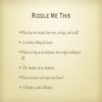 02 Riddlemethisbeerparty | PPT