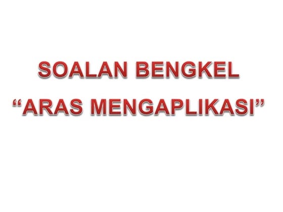 Contoh soalan kps(print hand out) | PPTX