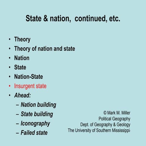Lesson 4 - What is a nation State Philippine Politics | PPT