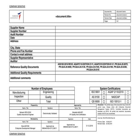02 SUPPLIER QUALITY MANAGEMENT SYSTEM AUDIT CHECKLIST.docx