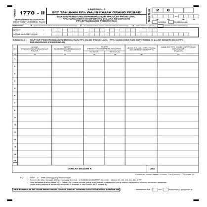 02 tambahan form 1770 ii 2009 | PDF