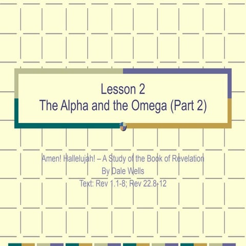 02 the alpha and the omega (part 2) | PPT