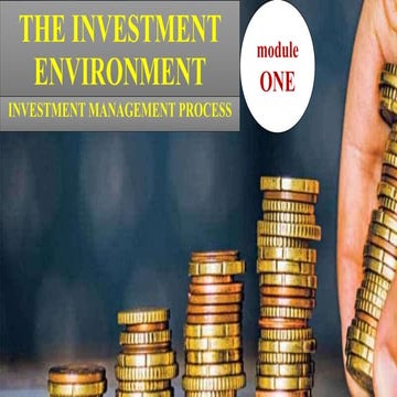 10 The Investment Environment - PART 2 | PPTX