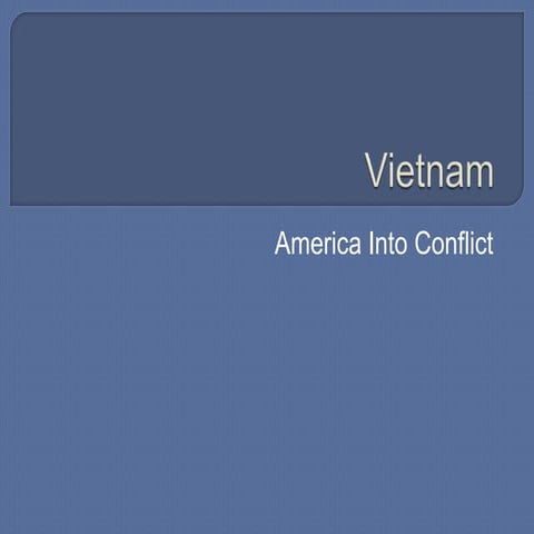 Roots of Vietnam War | PPTX
