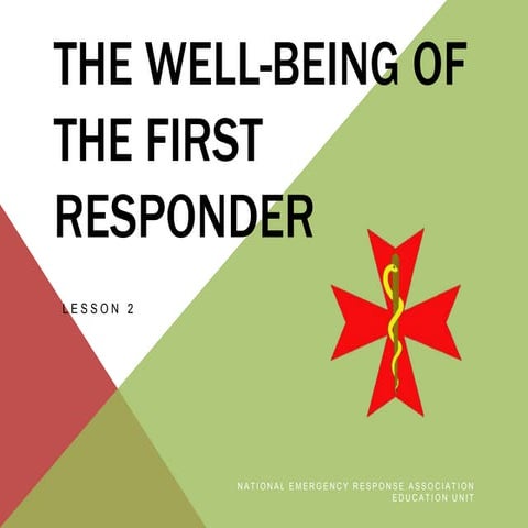 02 well being_of_the_first_responder | PPT