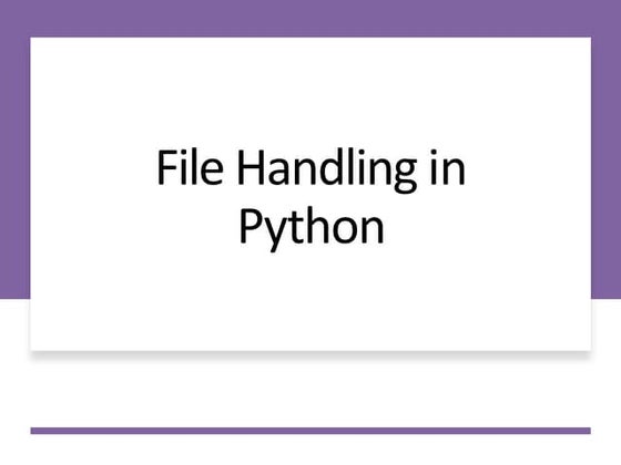 Working With Files Conceptspseudocodepython Pdf Operating 8032