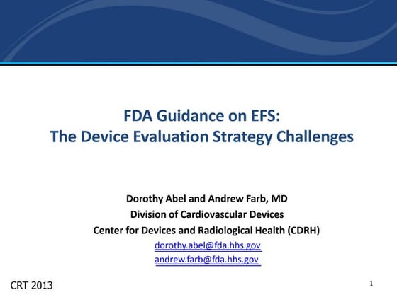 The FDA Early Feasibility Study Pilot and the Innovation Pathway | PPT