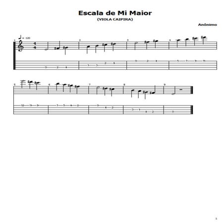03 11 escala de mí maior | PDF