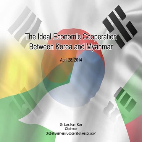 03.dr. lee the ideal economic cooperation | PPT