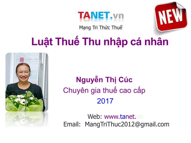 Thuế thu nhập cá nhân TNCN | PPT