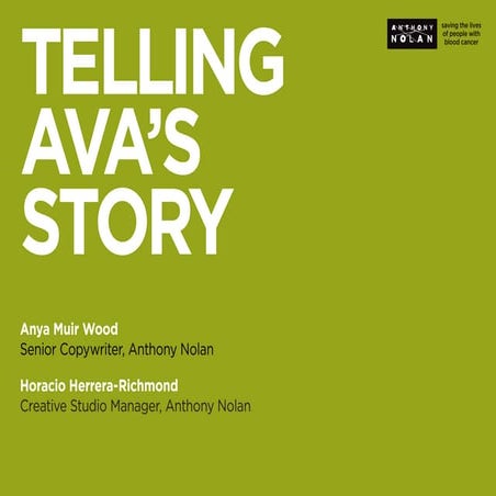 Telling Ava Stark’s story | Visual storytelling seminar | London | 22 ...