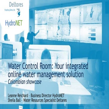 DSD-INT 2018 Water Control Room - Integrated online water management ...