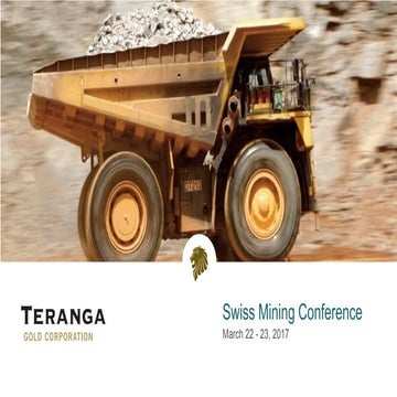 teranga gold swiss mining presentation | PDF